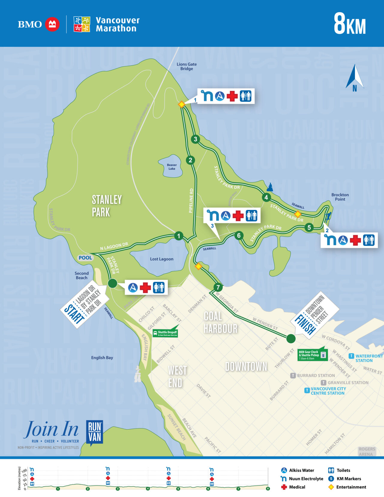 Maps | BMO Vancouver Marathon