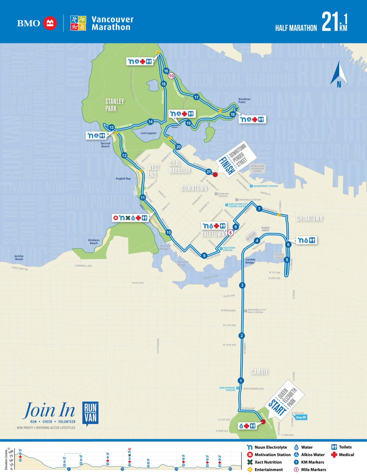 Maps | BMO Vancouver Marathon
